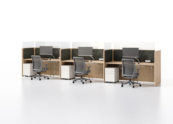 Skyline Straight Desks | Modular Office Panel System