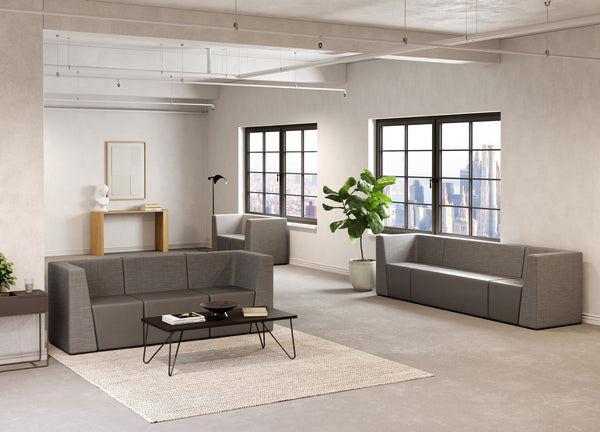 Modular Lounge Seating - 2 Seat Segment | Juniper Office Furniture