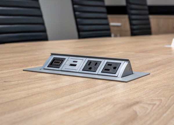 In-Surface Power Module w/ USB A + C | Juniper Office Accessories