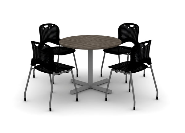 36" Round Table with Chairs | Juniper Packaged Office Spaces