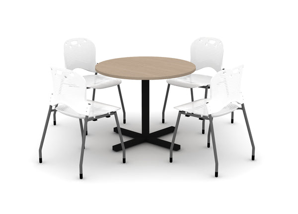 36" Round Table with Chairs | Juniper Packaged Office Spaces