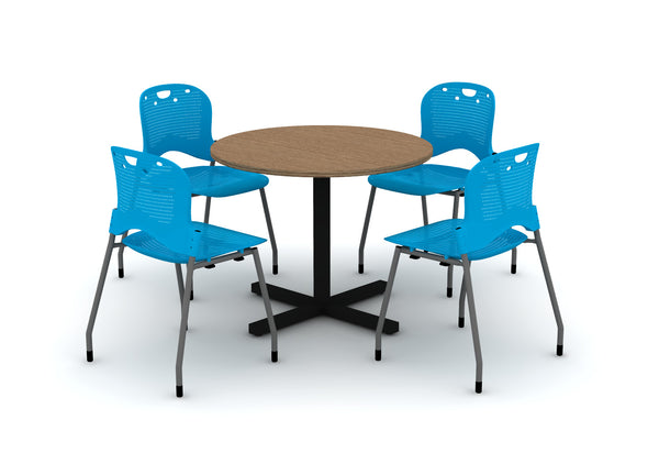 36" Round Table with Chairs | Juniper Packaged Office Spaces