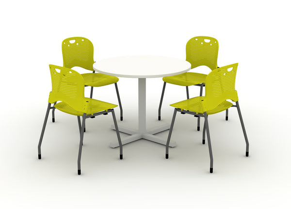 36" Round Table with Chairs | Juniper Packaged Office Spaces
