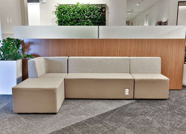 Modular Lounge Seating - 2 Seat Segment | Juniper Office Furniture