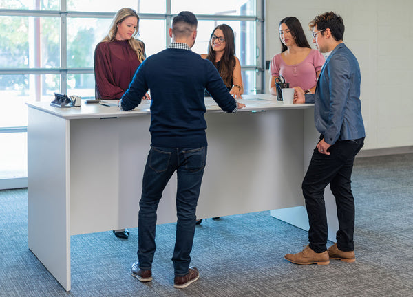 Standing-Height Collaboration Table | Juniper Office